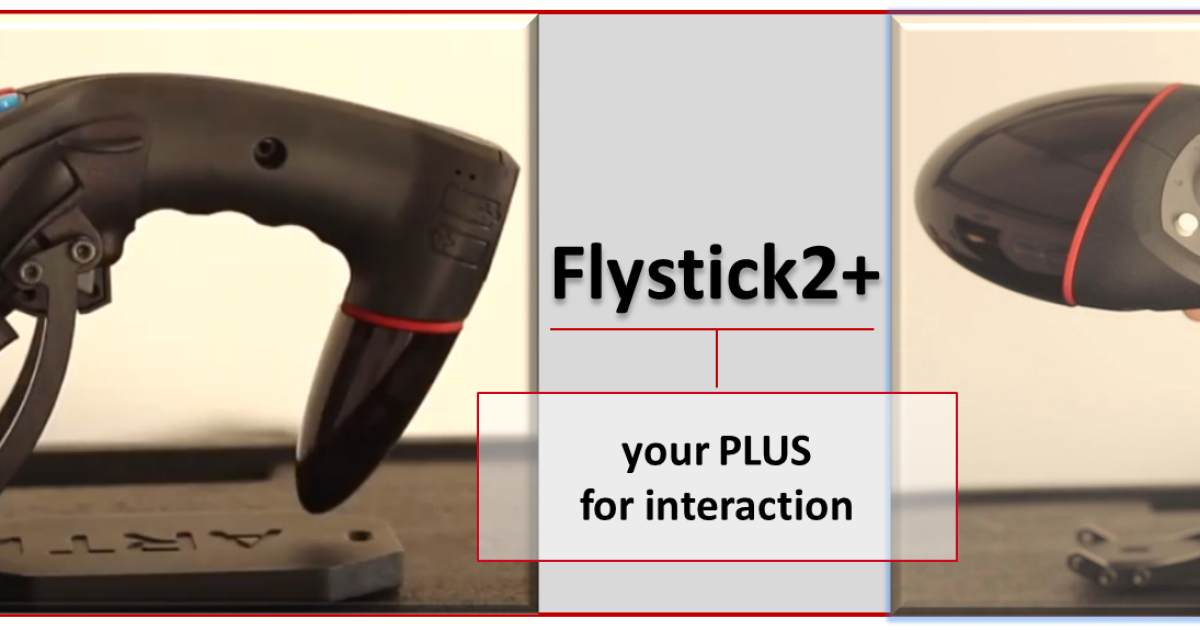 Get your PLUS for interaction: New Flystick2+ now available!